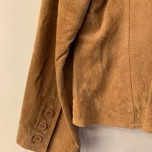 metrostyle | Jackets & Coats | Metro Style Tan Suede Leather Jacket ...